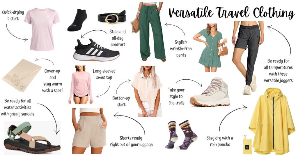 Versatile Travel Clothing List - The Traveler's Ingredients